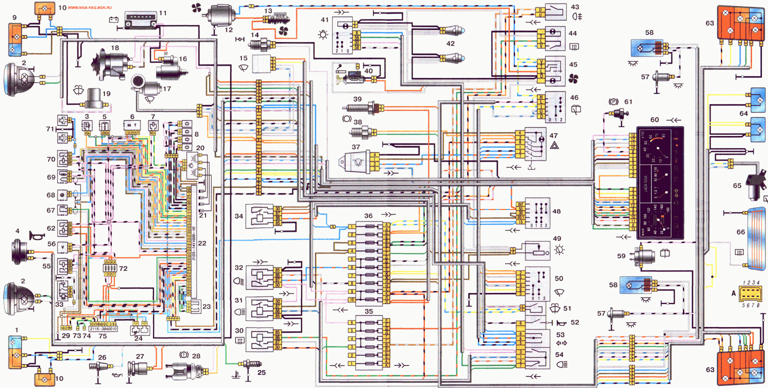 Lada Niva elektromos kábelköteg , kapcsolási rajzok – Ricker Oldtimer ...